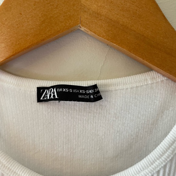 Zara | Tops | Zara Join Life White Tank | Poshmark